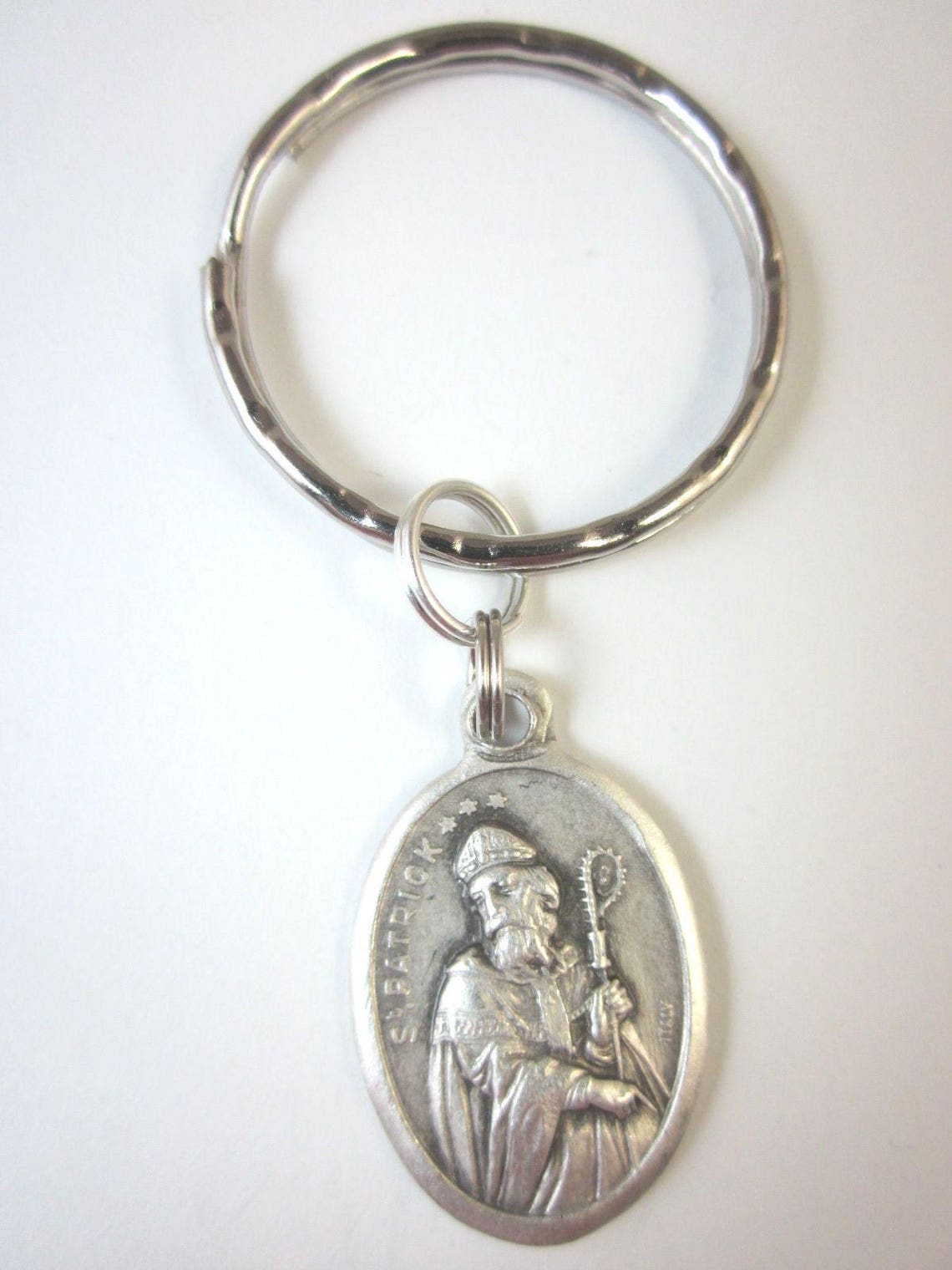 St Patrick / St Bridget ( Brigid ) Medal Italy Key Ring Gfit Box ...