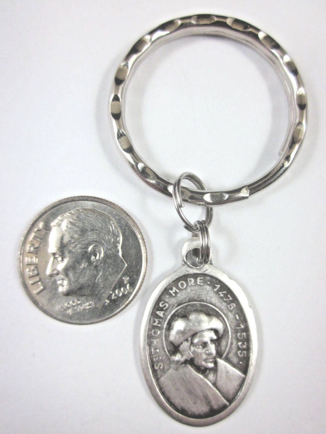 St Thomas More Medal Italy Key Ring Gift Box & Prayer Card | Etsy