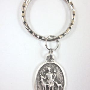 St Hubert Medal Italy Key Ring Gift Box & Prayer Card - Etsy