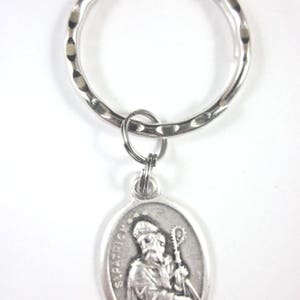 St Patrick / Pray for Us Medal Italy Key Ring Gift Box & Prayer Card - Etsy