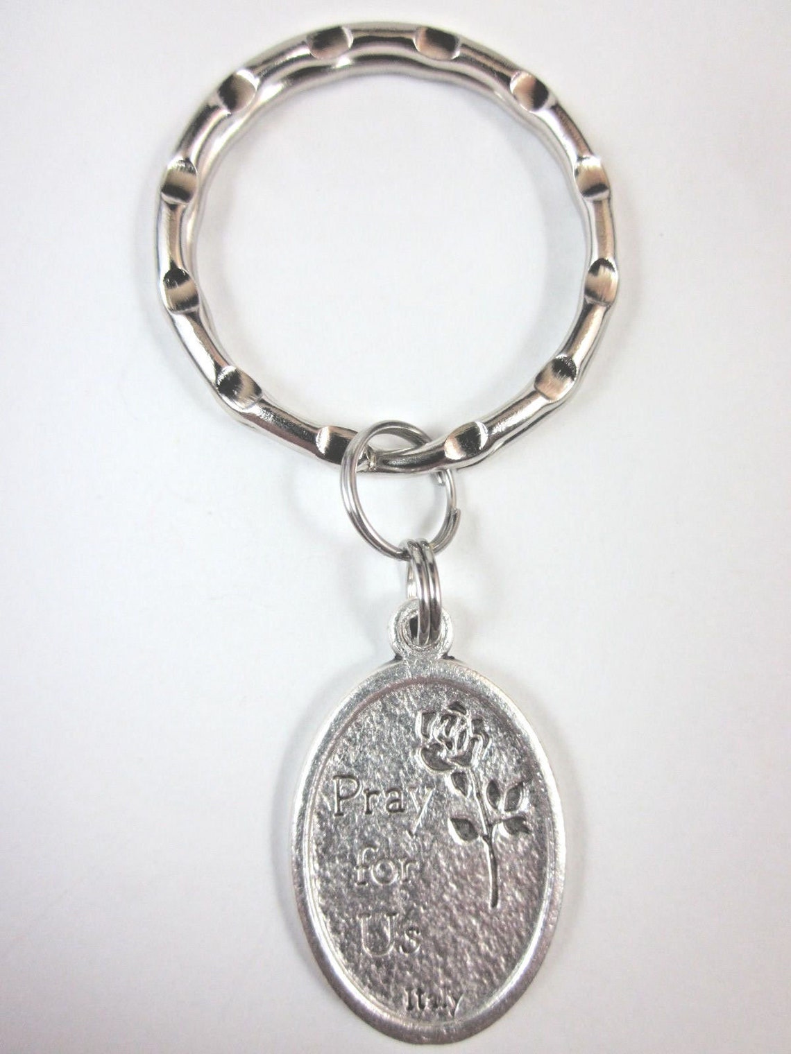 St Francis of Assisi Medal Italy Key Ring Gift Box & Prayer - Etsy