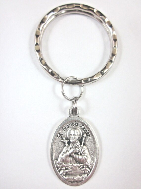 St Francis Xavier Medal Italy Key Ring Gift Box & Prayer Card | Etsy