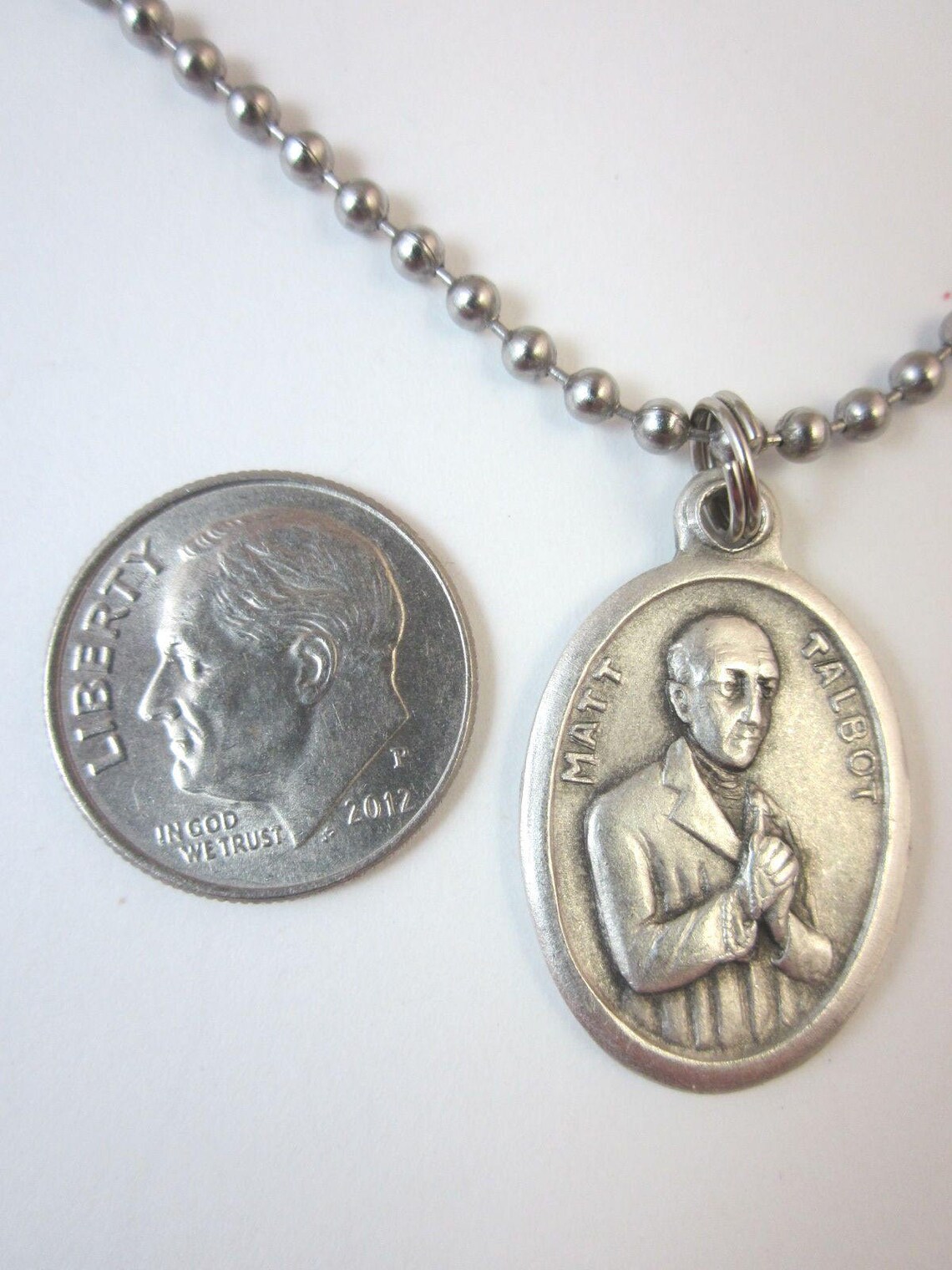 Venerable Matt Talbot Medal Pendant Necklace 24 Ball | Etsy