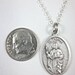 St Thomas the Apostle Medal Pendant Necklace Ladies 20" Chain Gift Box ...