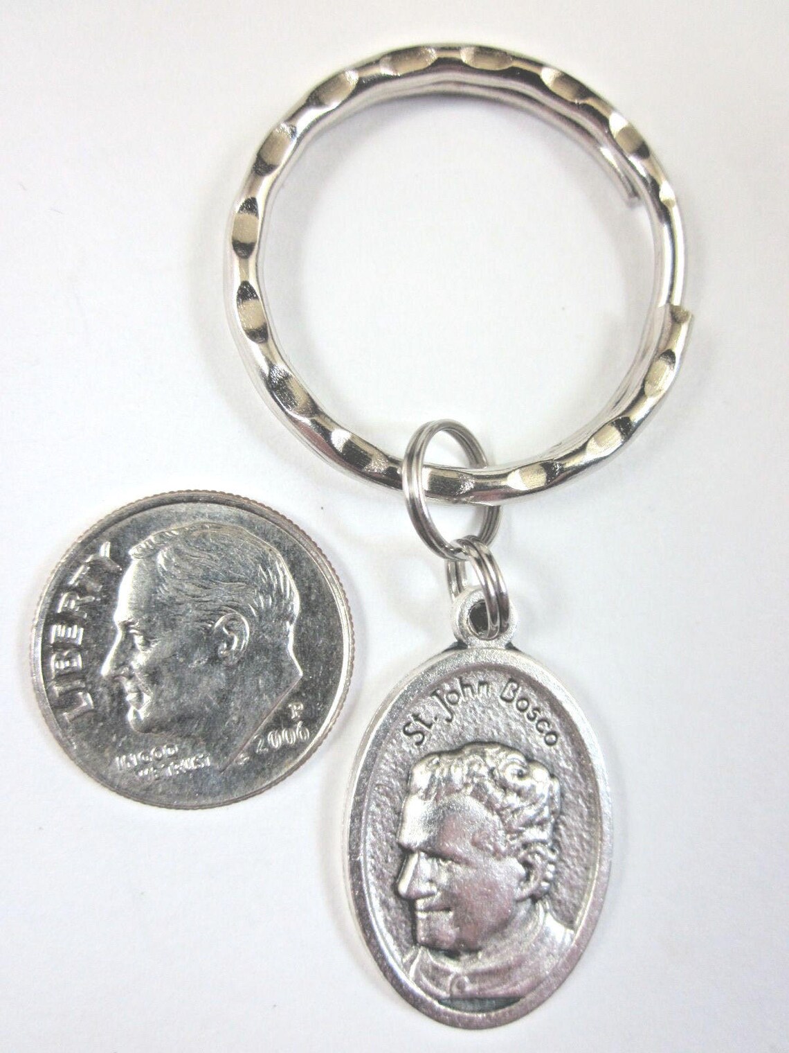 St John Bosco Medal Italy Key Ring Gift Box & Prayer Card - Etsy