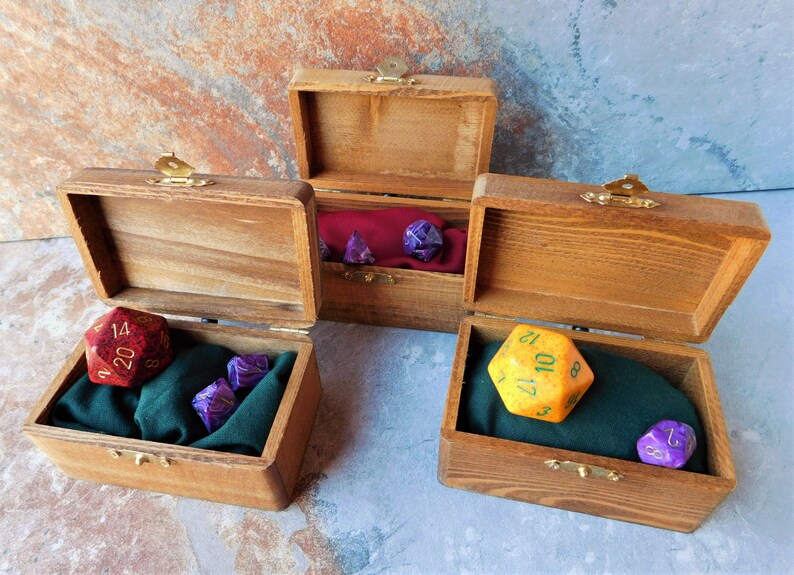 D20 Dungeons and Dragons Dice Box d20 Polyhedral D&D - Etsy