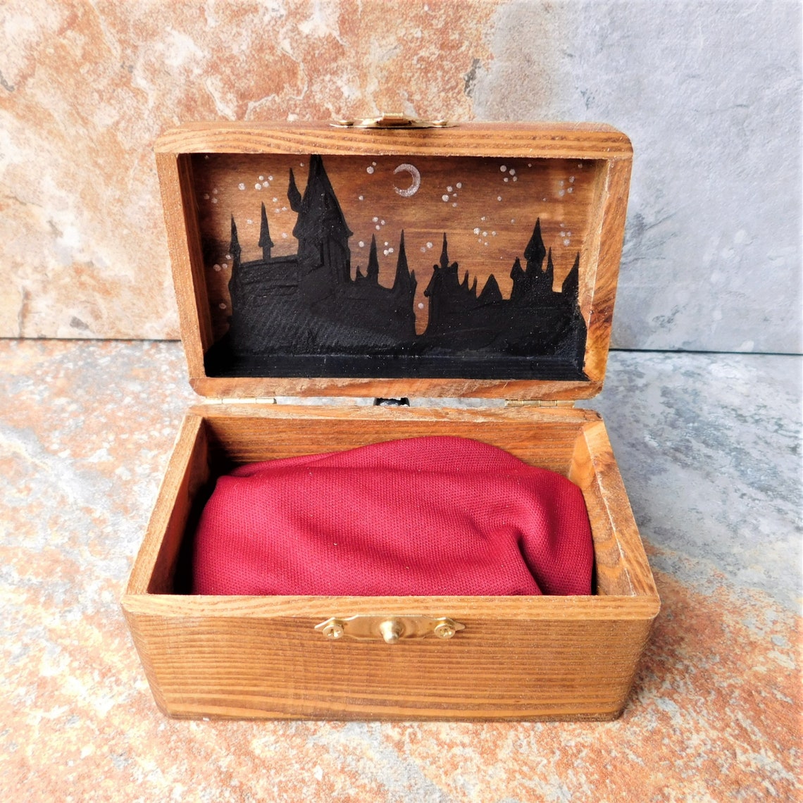 Hogwarts Treasure Chest Harry Potter Sorting Hat Cauldron | Etsy