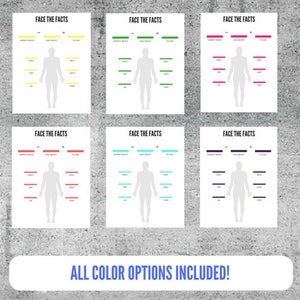 Printable Weight Loss & Fitness Tracker, Body Measurement Tracker ...