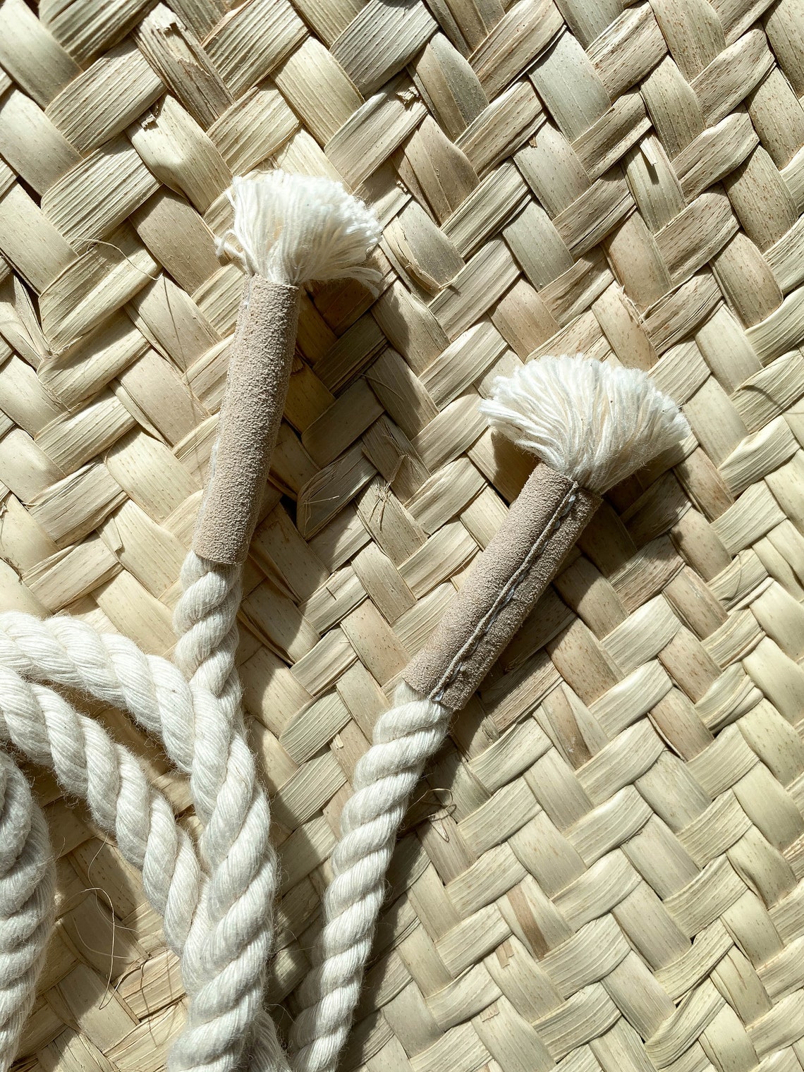 The Original Rope Belt With Leather Ends. Cotton Rope Belt. Rope Sash ...