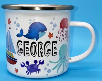 Sea Creature Mug - Etsy