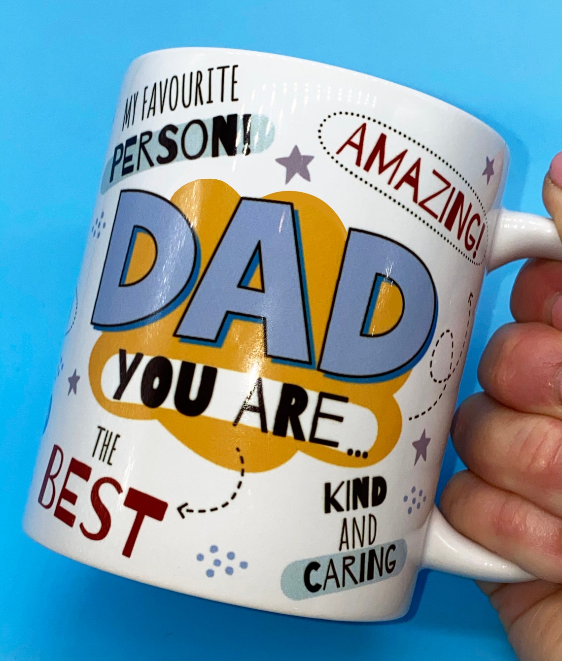 Personalised DAD Mug Fathers Day Mug Amazing Dad's - Etsy