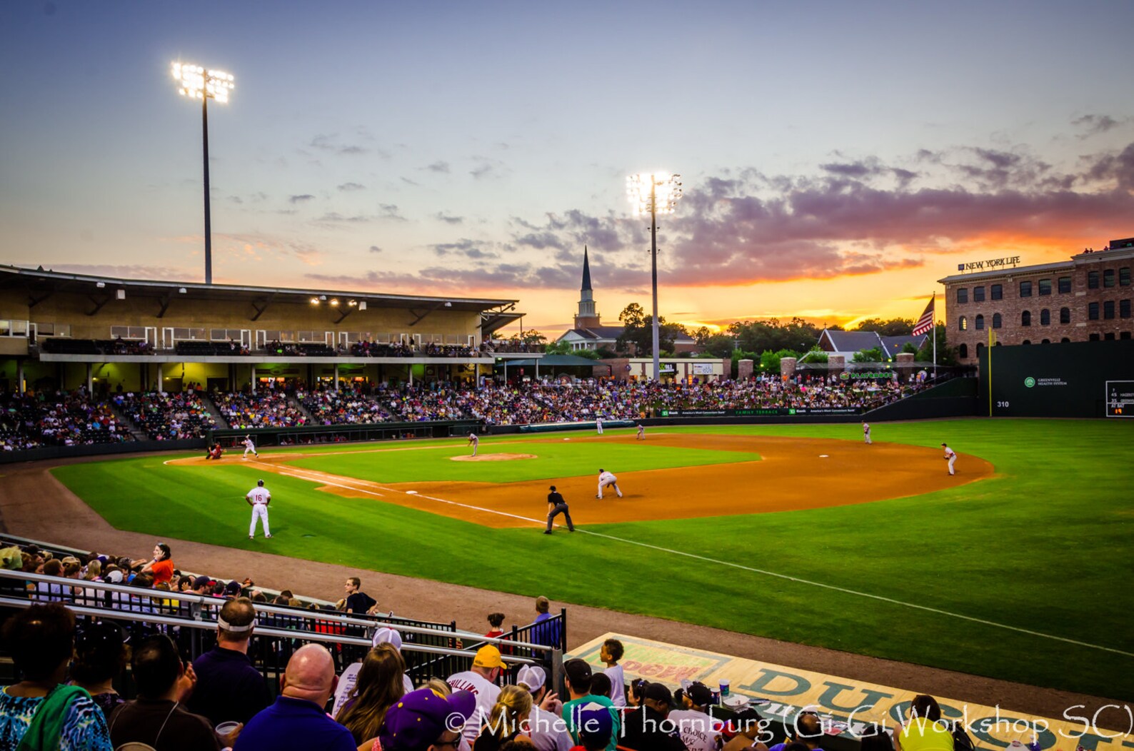 Greenville Drive Baseball Stadium SC Digital Download Printable Art ...