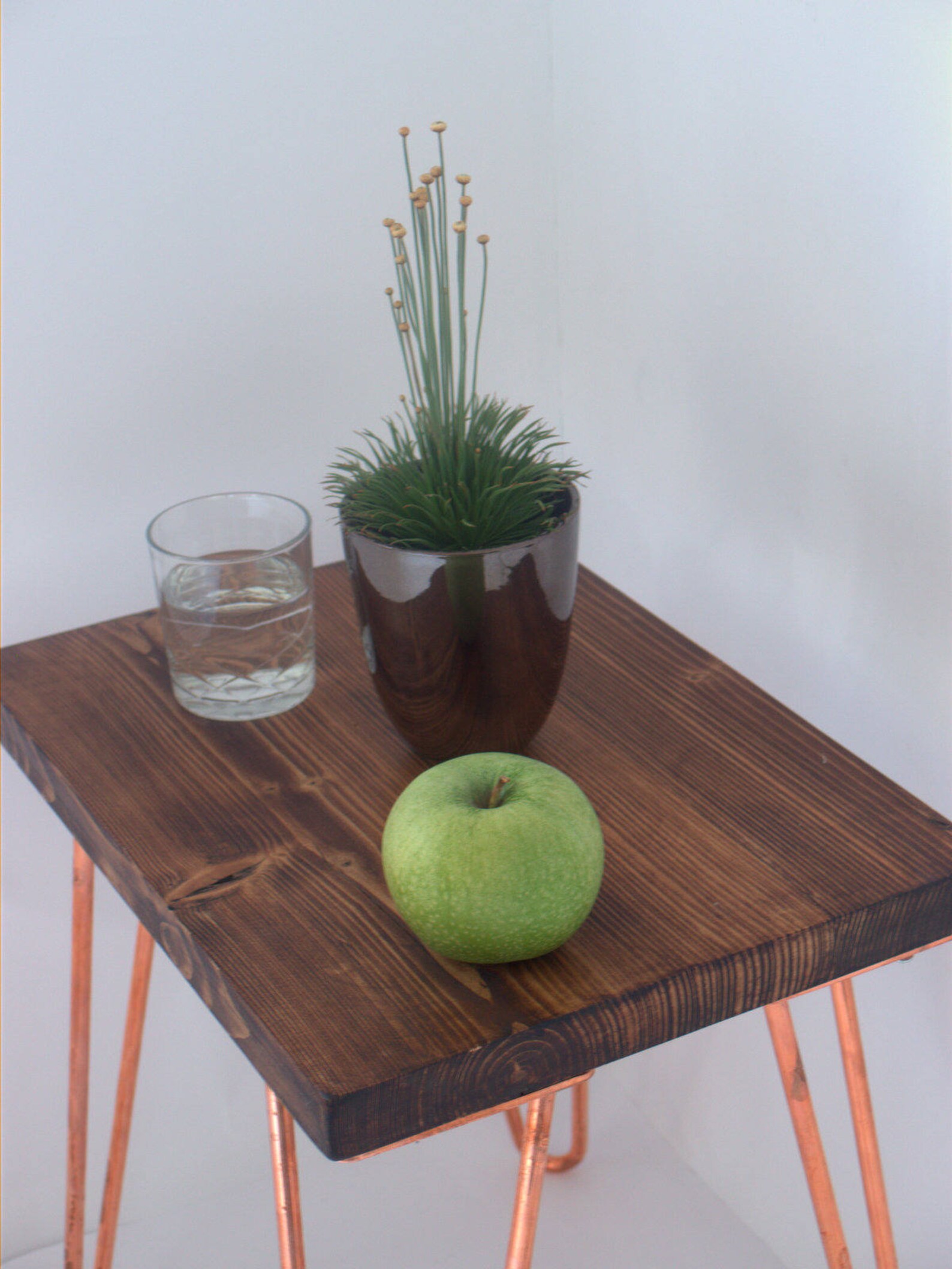 Manu Industrial Reclaimed Wood Stool / Table, Choice of Colours, Eco ...