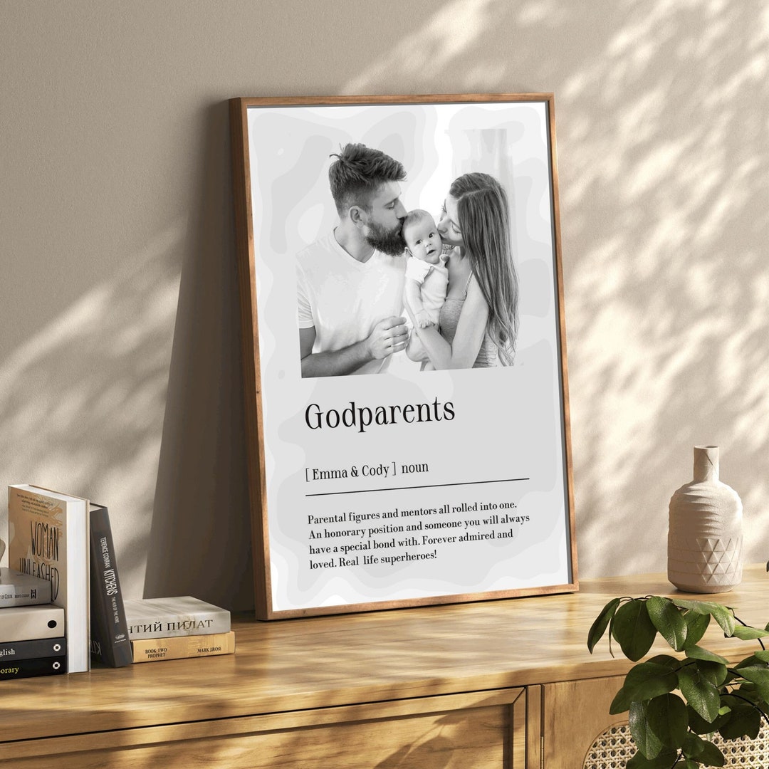 Personalized Godparents Definition Print: Christian Gift (digital ...