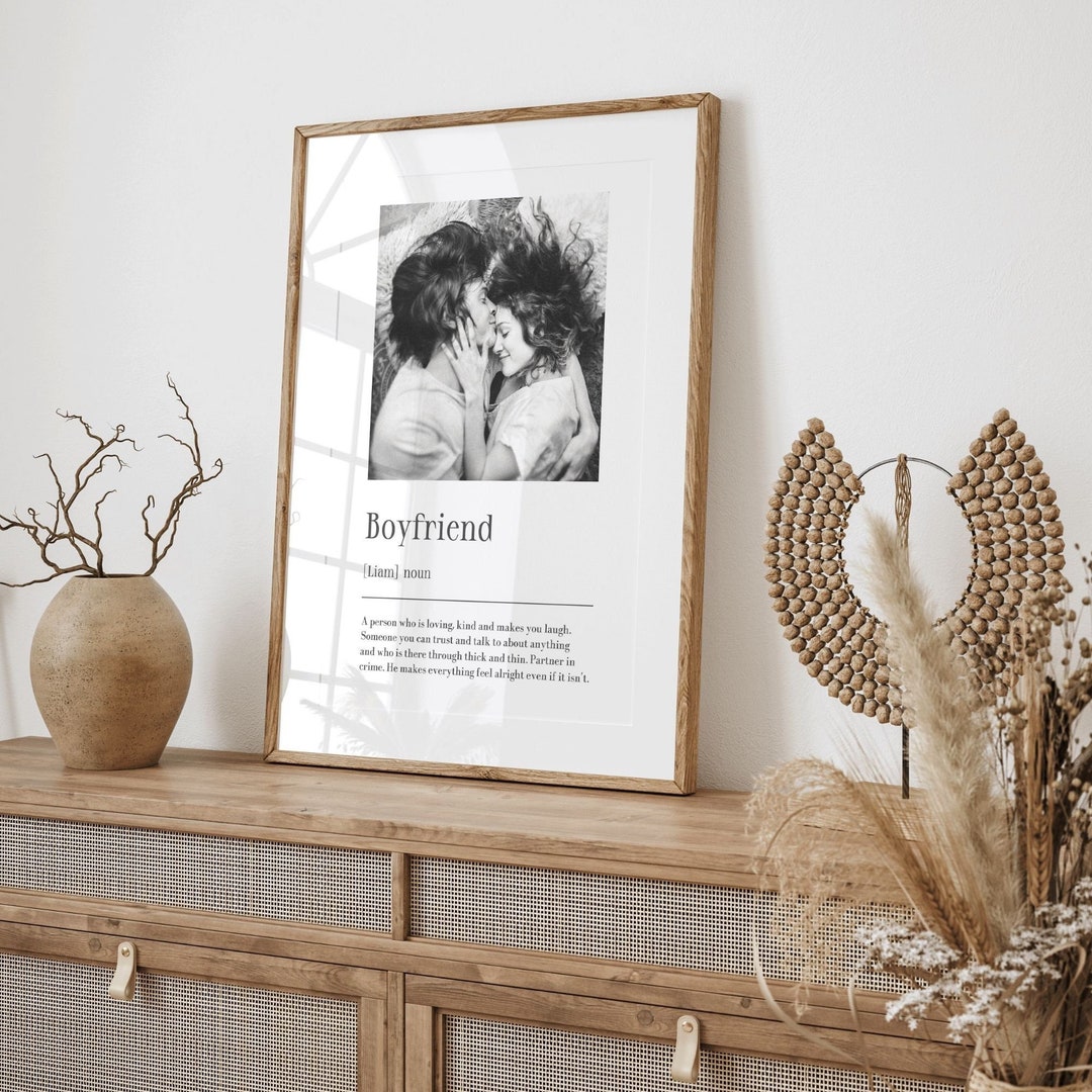 Personalised Boyfriend Print | Boyfriend Definition | Personalised Gift ...