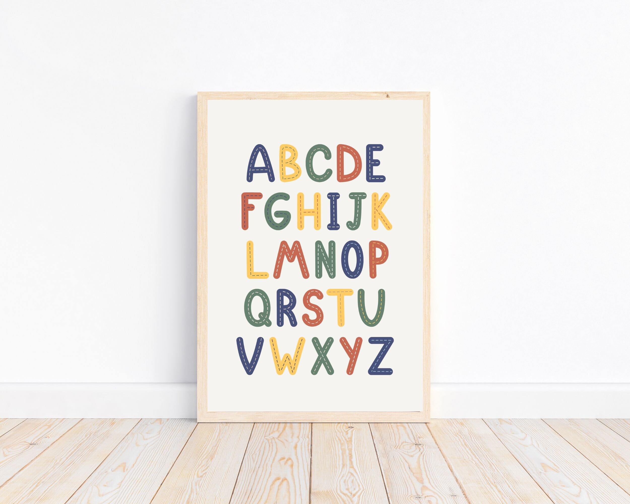 Construction Truck Alphabet Numbers Prints digital Set of 3 - Etsy