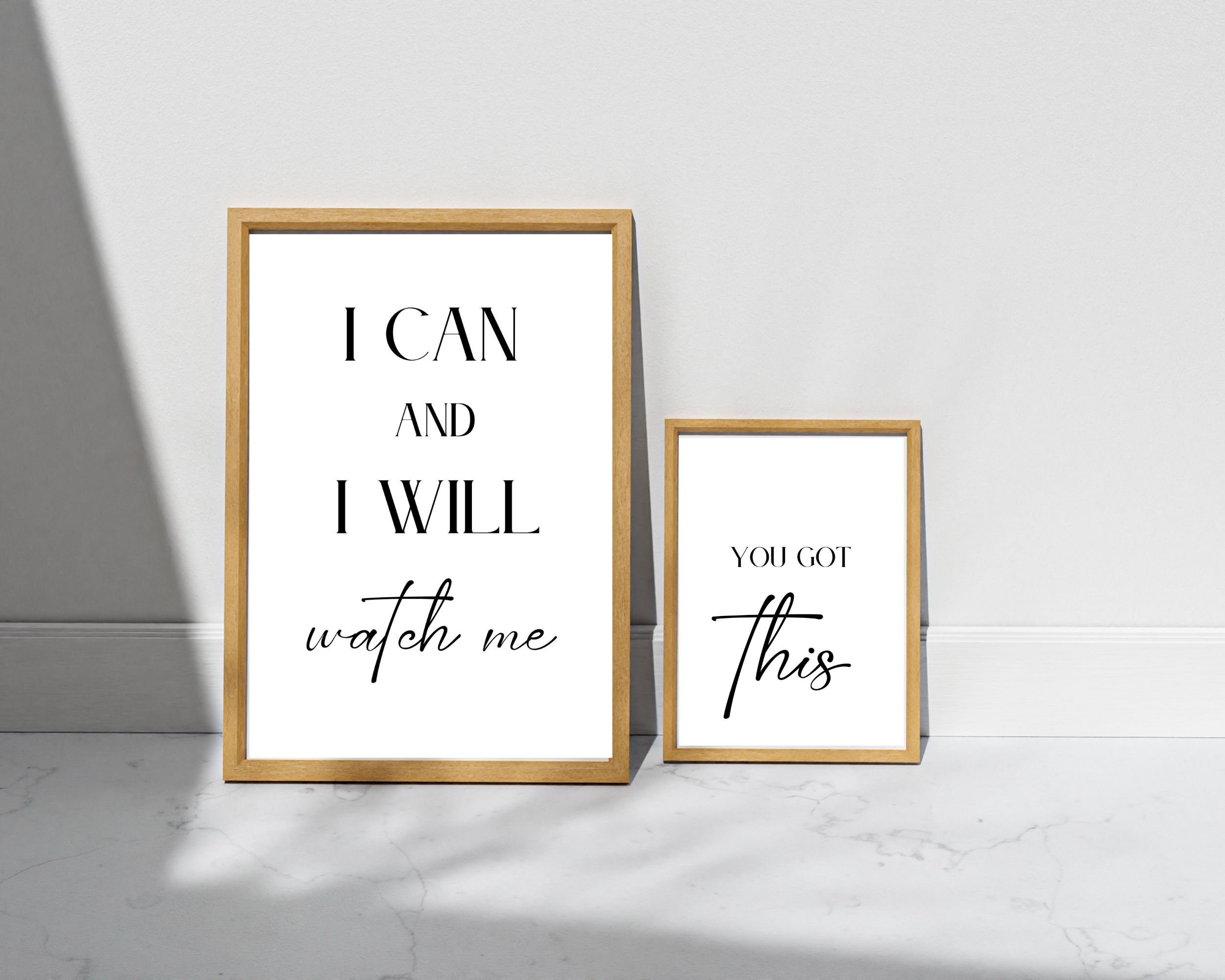 Inspirational, Positive, Affirmations, Motivational Message Print ...