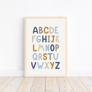Construction Truck Alphabet Numbers Prints ,digital Set of 3 ...