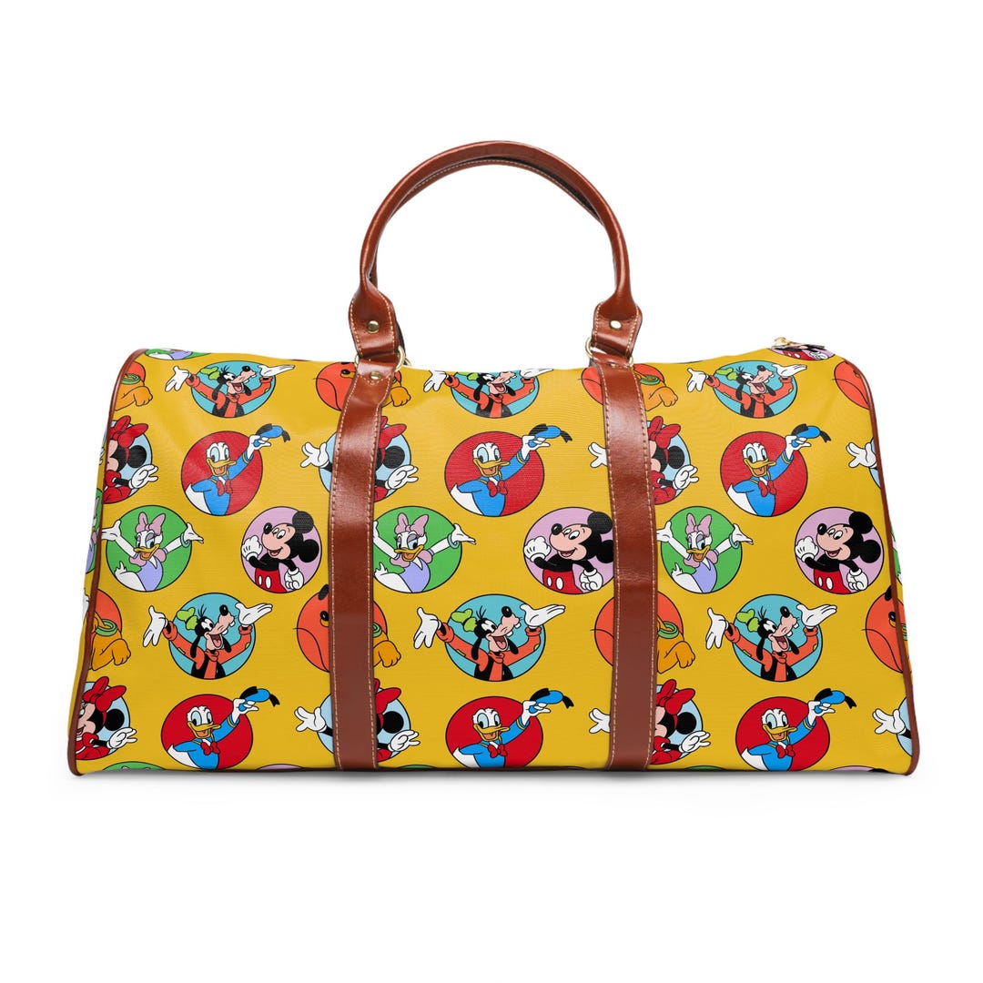 Mickey and Friends Duffle Bag, Waterproof Travel Bag, Overnight Bag ...