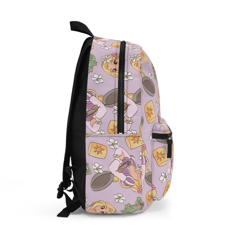 Rapunzel Tangled Backpack Disney Princess School or Park Bag Purple Sun ...