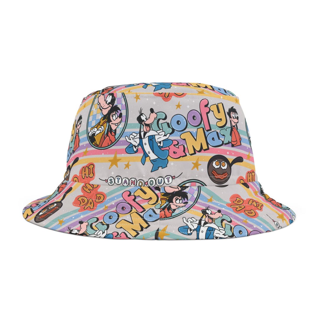 Goofy and Max Goof Troop Bucket Hat, Custom Bucket Hat, Disney Ears ...