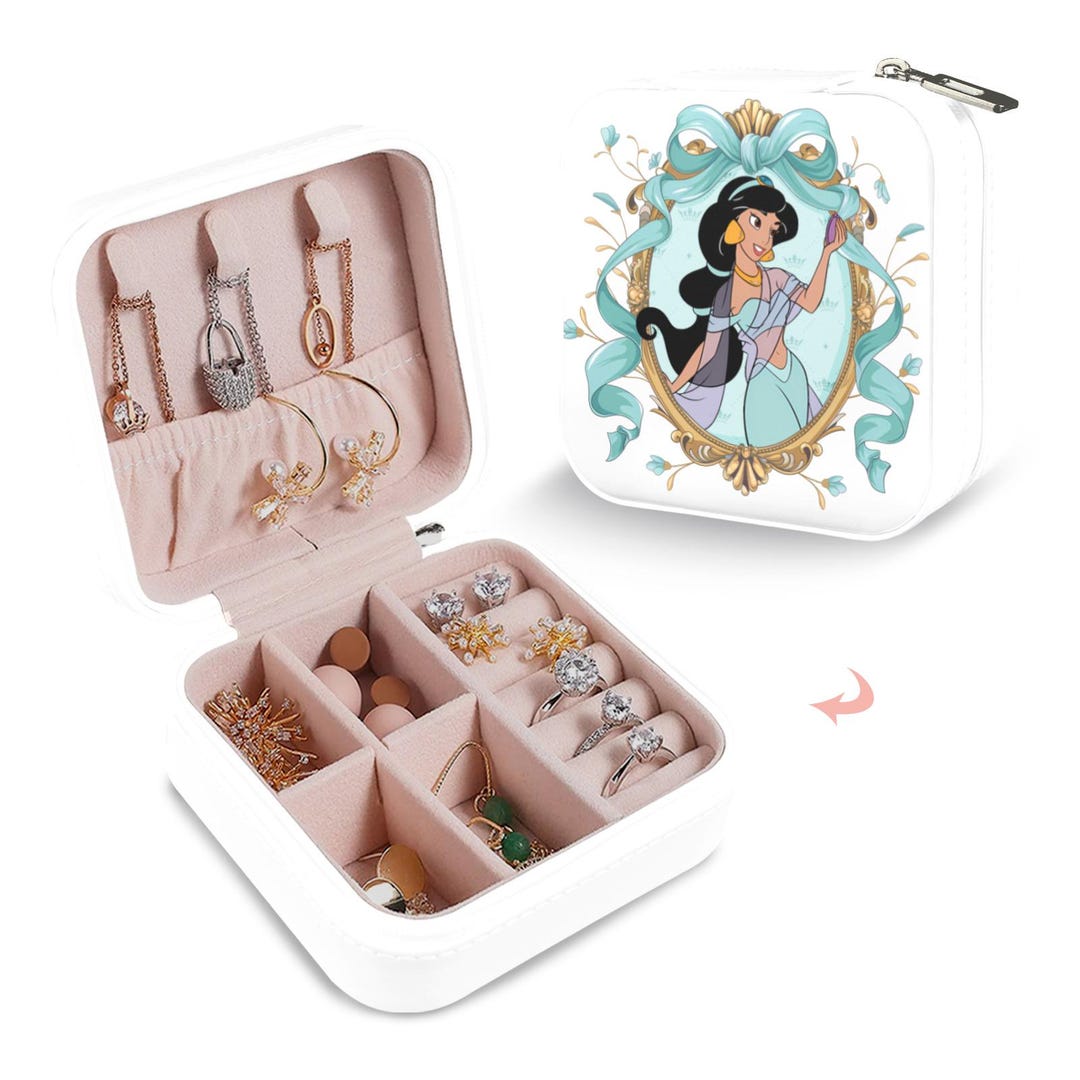 Jasmine Jewelry Box, Disney Jewelry Box, Disney Jewelry Case, Travel ...