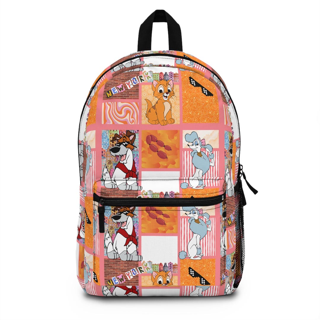 Oliver and Company Backpack, Disney Backpack, Back to School Book Bag ...
