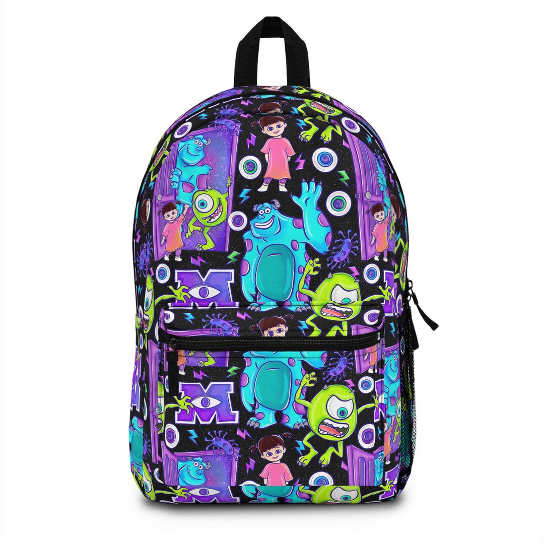 Monsters Inc Backpack, Disney Backpack, Back to School Book Bag, Disney ...