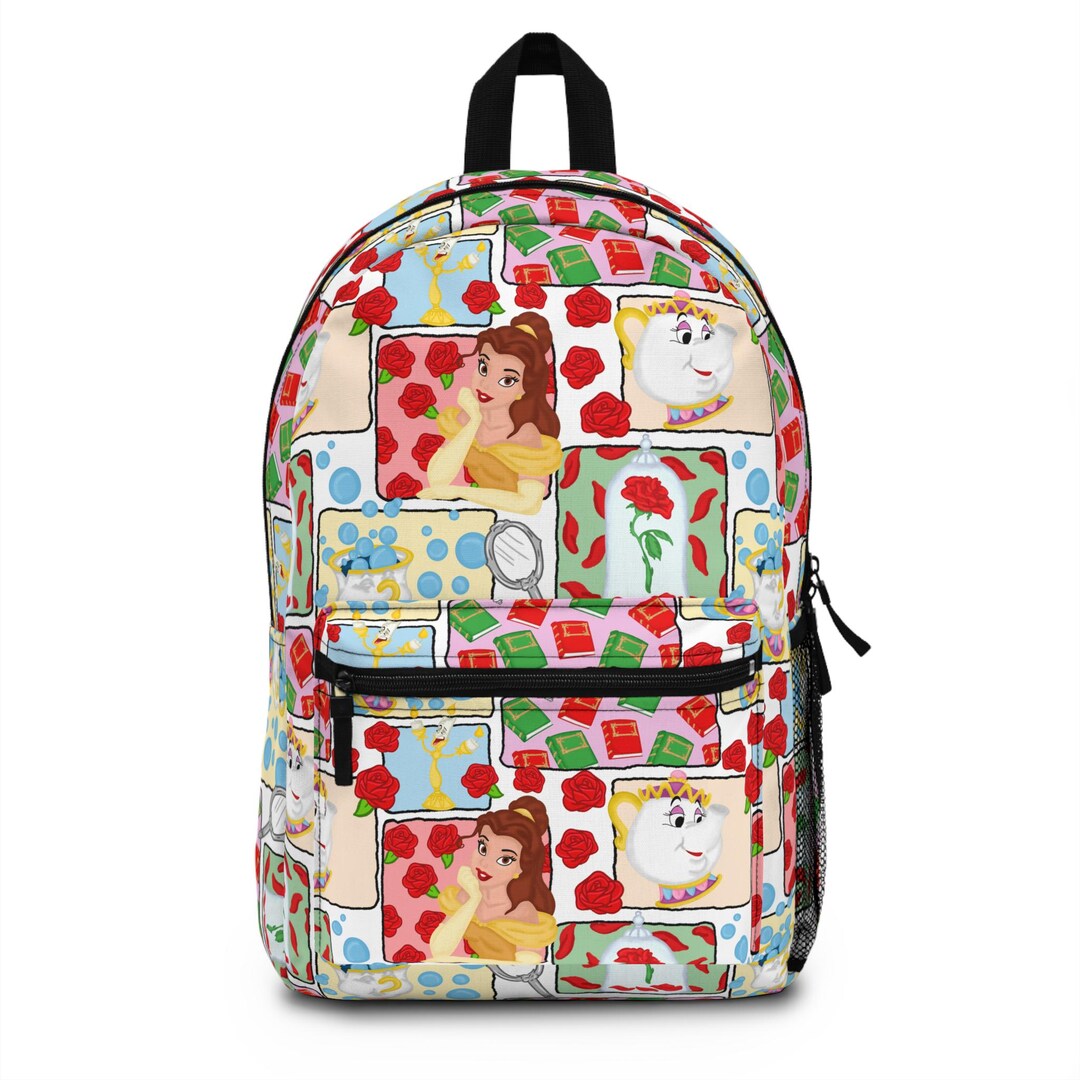 Belle Backpack, Disney Backpack, Back to School Book Bag, Disney Bag ...