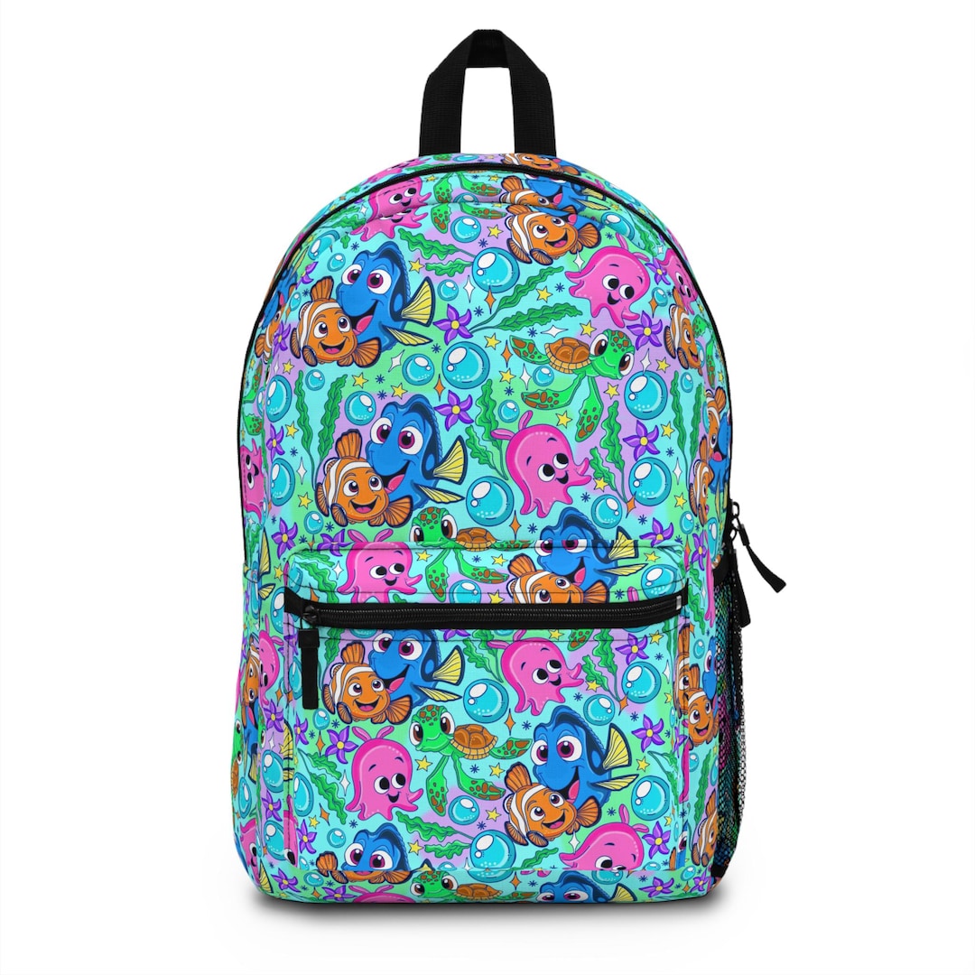 Finding Nemo Backpack, Disney Backpack, Back to School Book Bag, Disney ...
