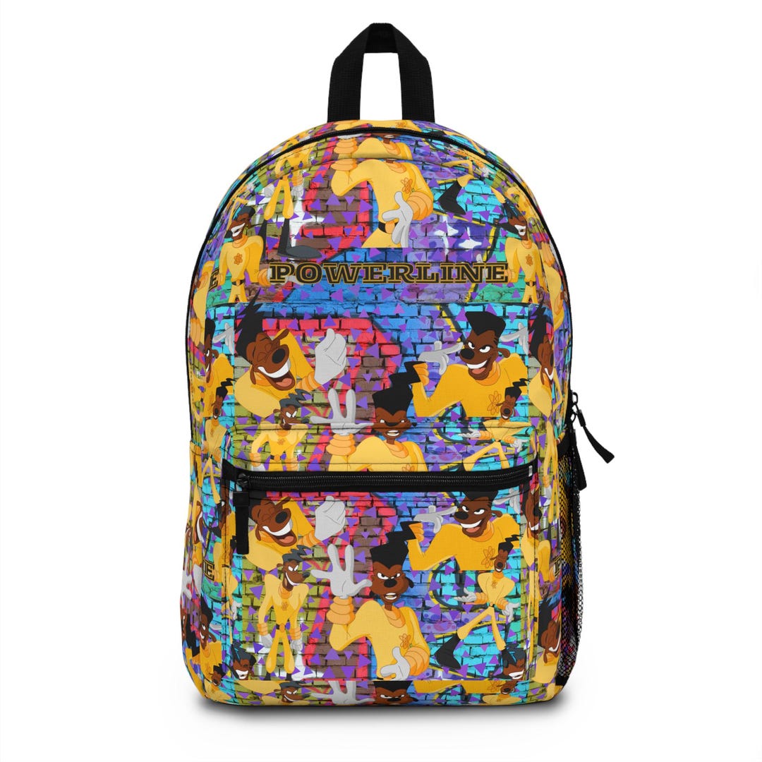 Powerline Backpack Disney Bag Goofy Movie Travel Bag Schoolbag Bookbag ...