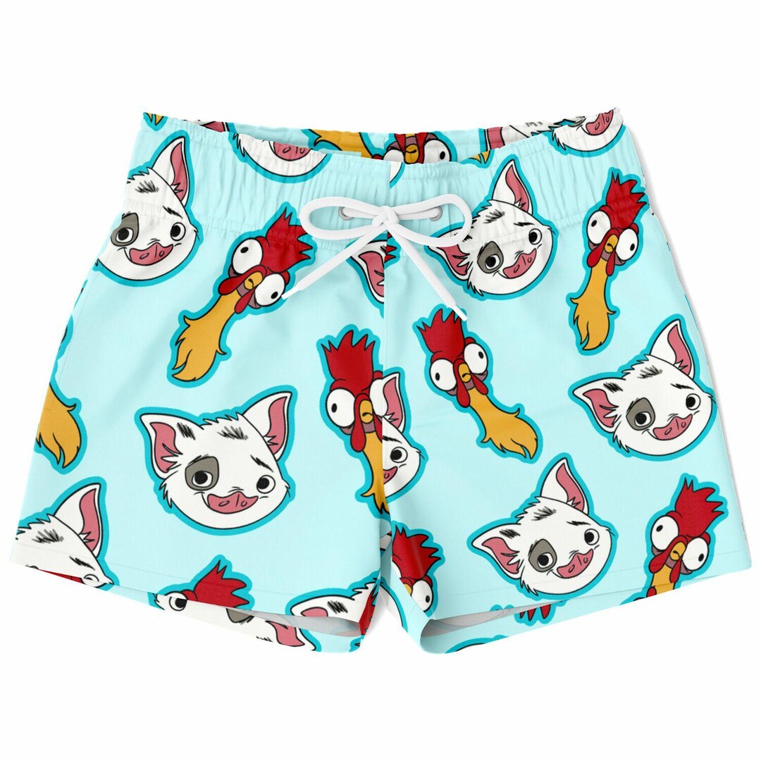 Moana Pua Hei Hei Swim Trunks, Pua Boys Beach Shorts, Disney Vacation ...