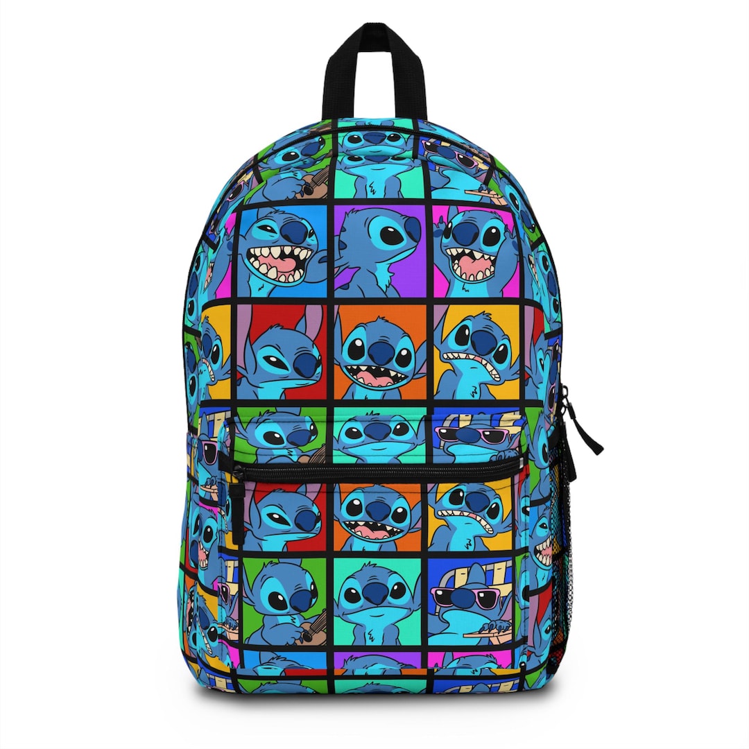 Stitch Backpack, Disney Backpack, Back to School Book Bag, Disney Bag ...