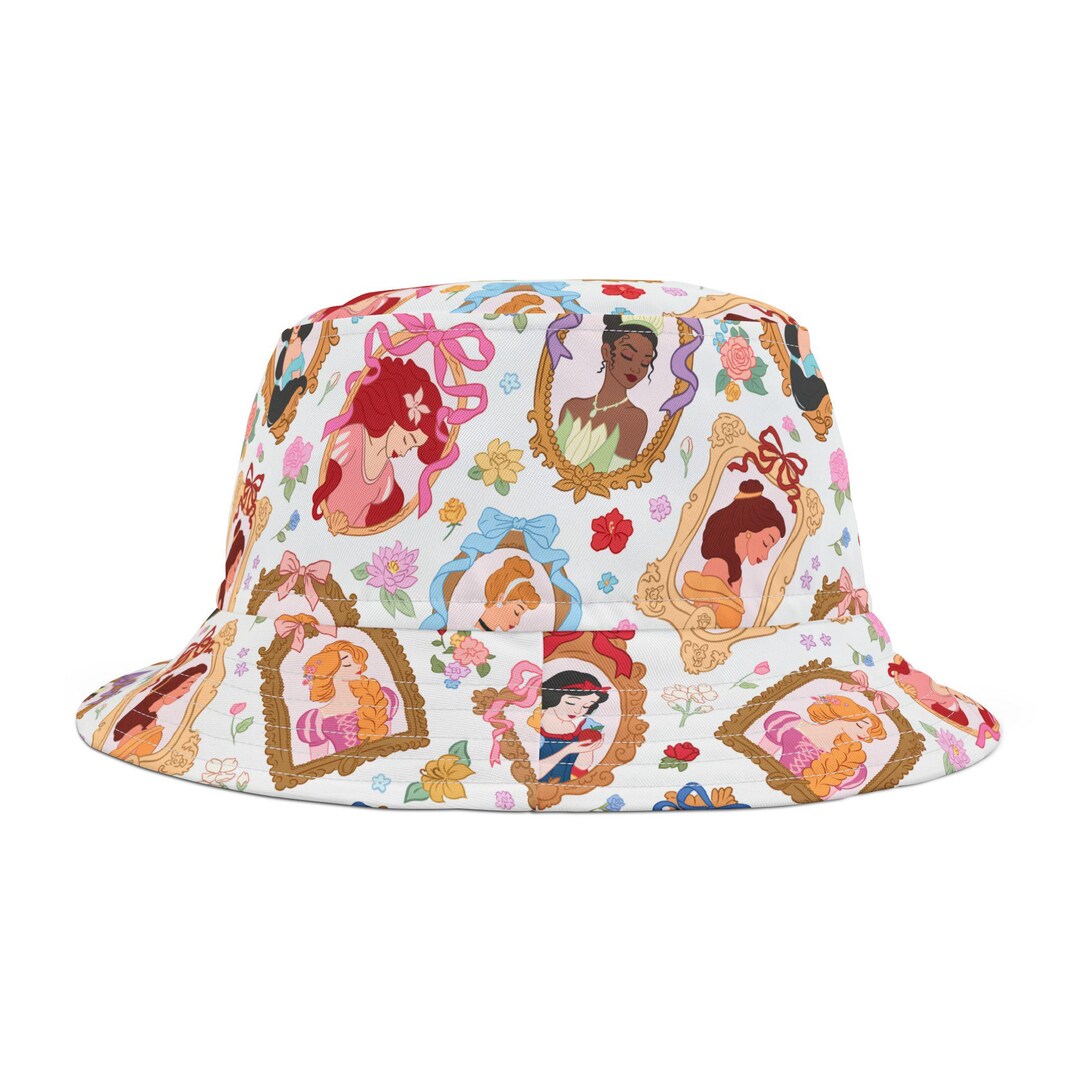 Disney Princess Bucket Hat, Custom Bucket Hat, Disney Ears Bucket Hat ...