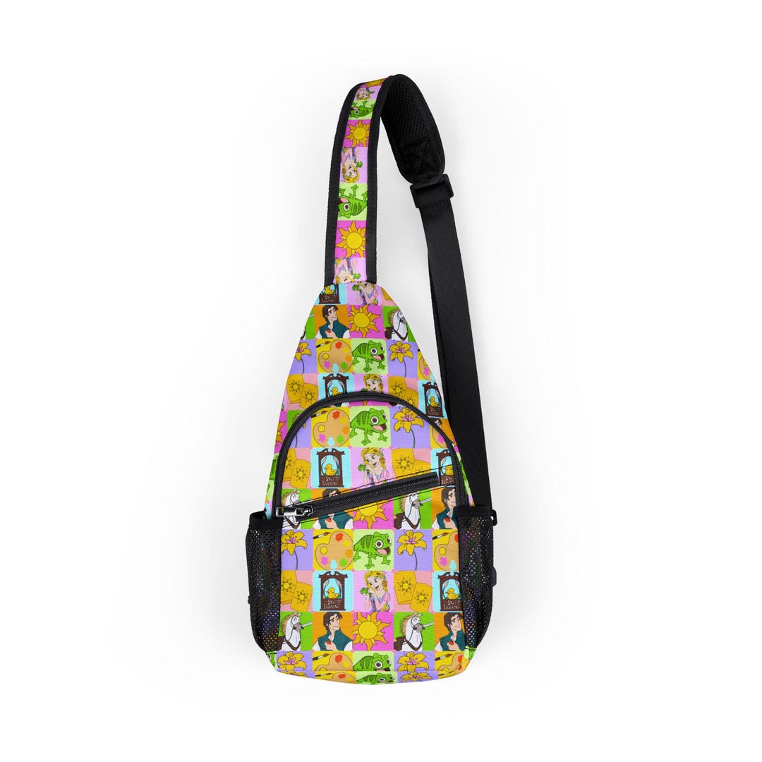 Rapunzel Tangled Park Bag, Disney Backpack, Disney Sling Bag, Chest Bag ...