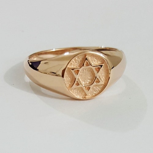 Jewish Star Ring With Sapphires Magen David Jewelry Israel - Etsy