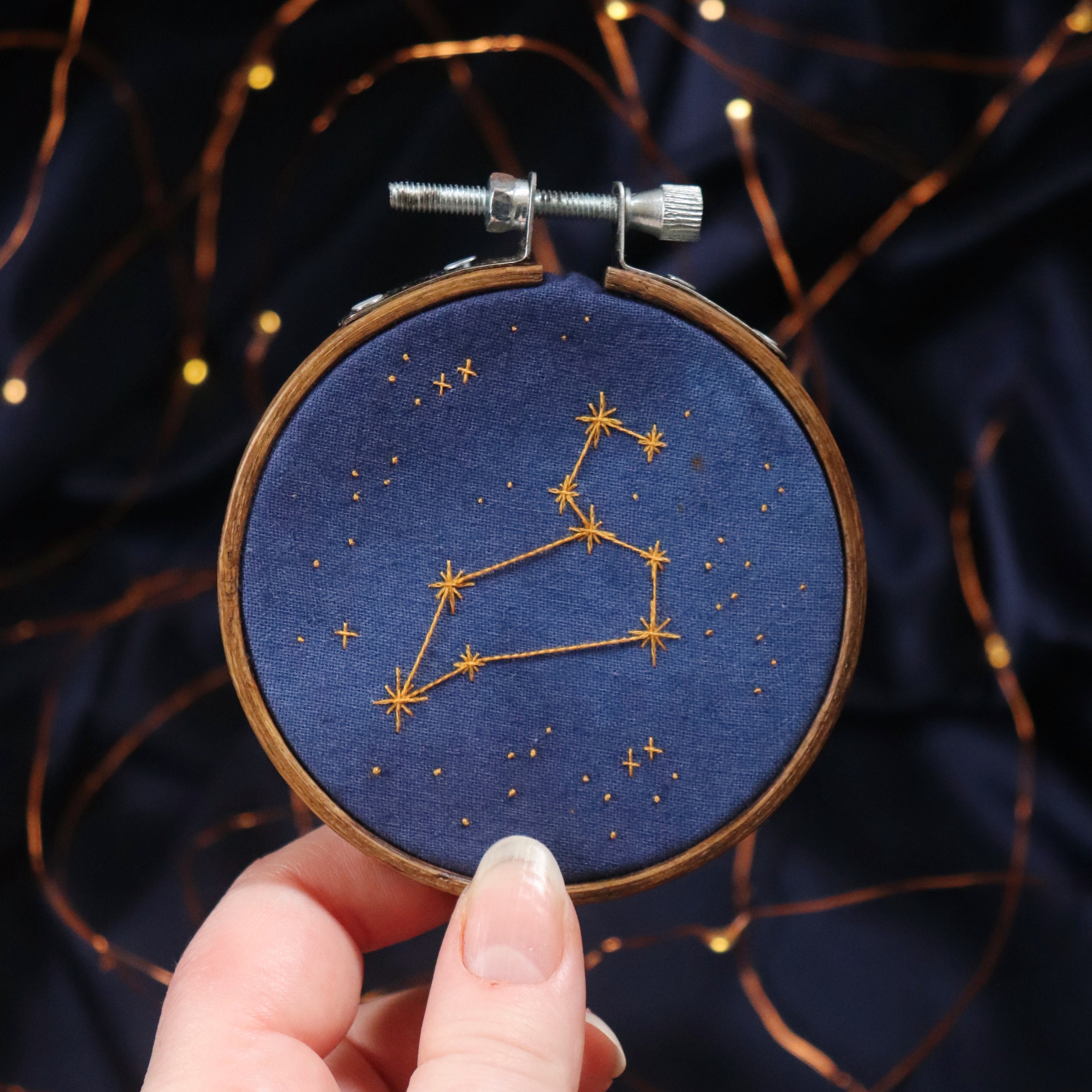 PDF - Star Sign Constellation Embroidery Pattern - Etsy