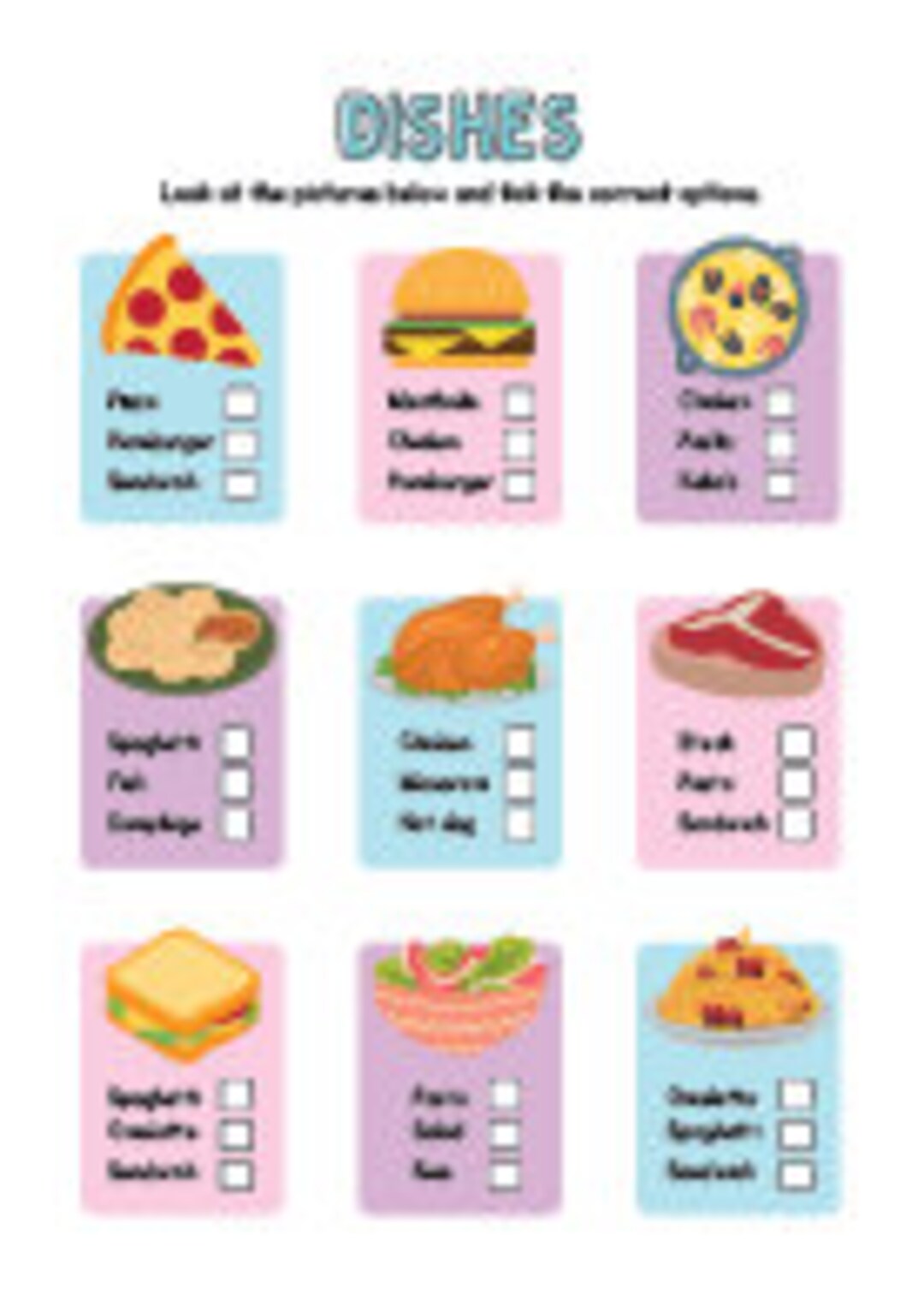 Infinitely Printable ENGLISH Worksheets Easy English for Little Ones ...