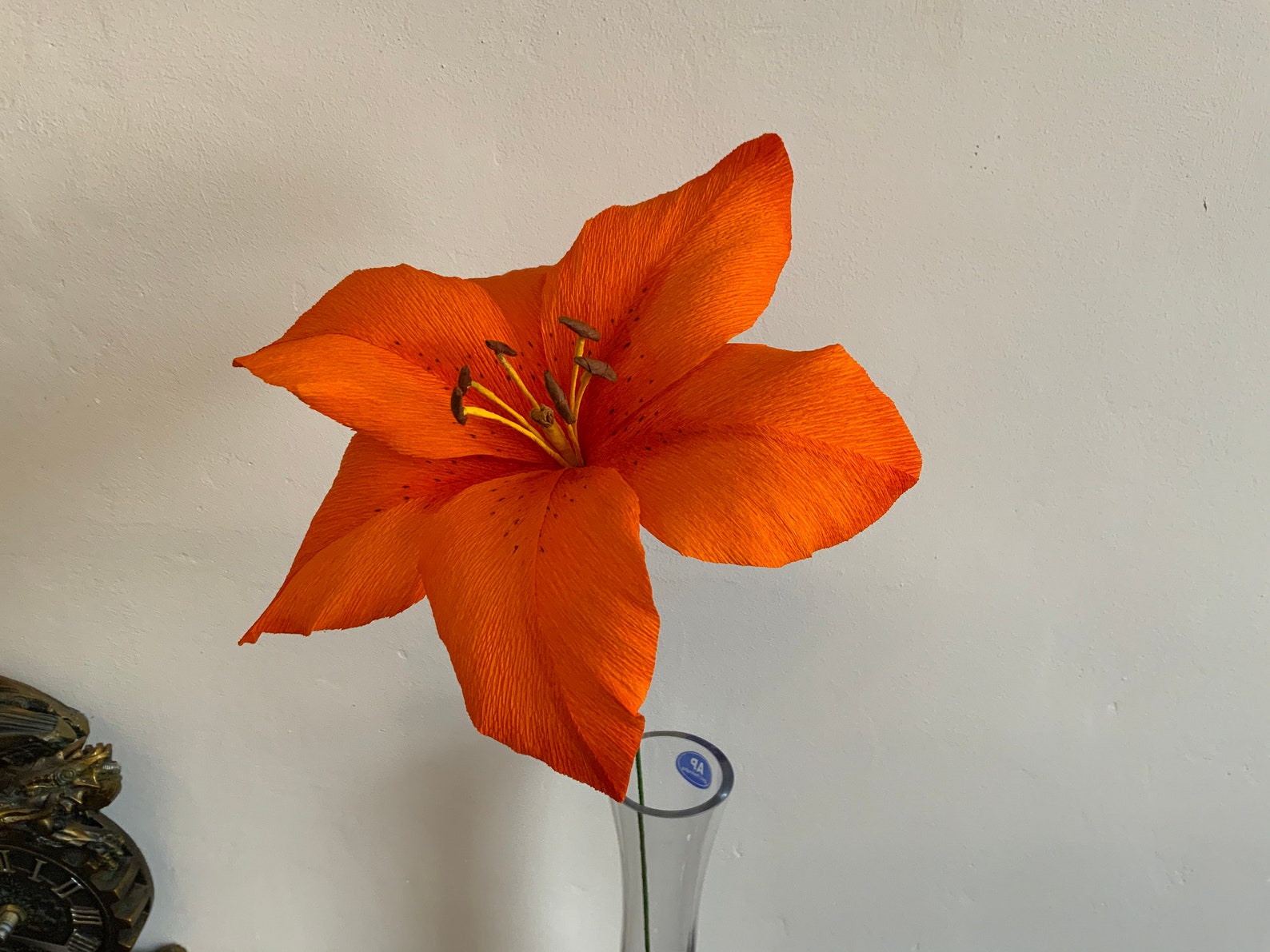 Realistic paper Lilies handmade from crepe paper. Long lasting | Etsy