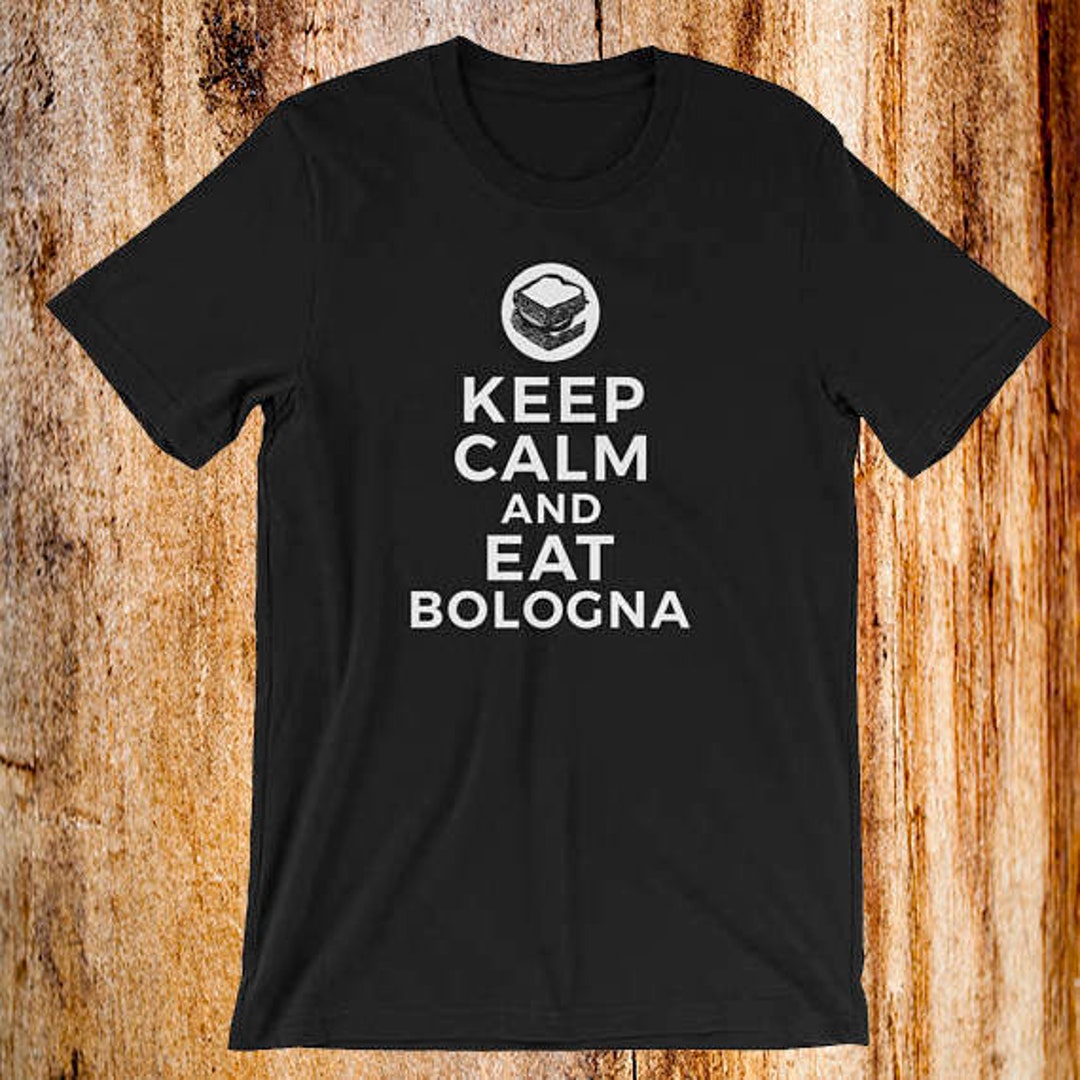 Camicia ispiratrice Keep Calm Shirt Motivazione Quote Shirt Bologna T ...
