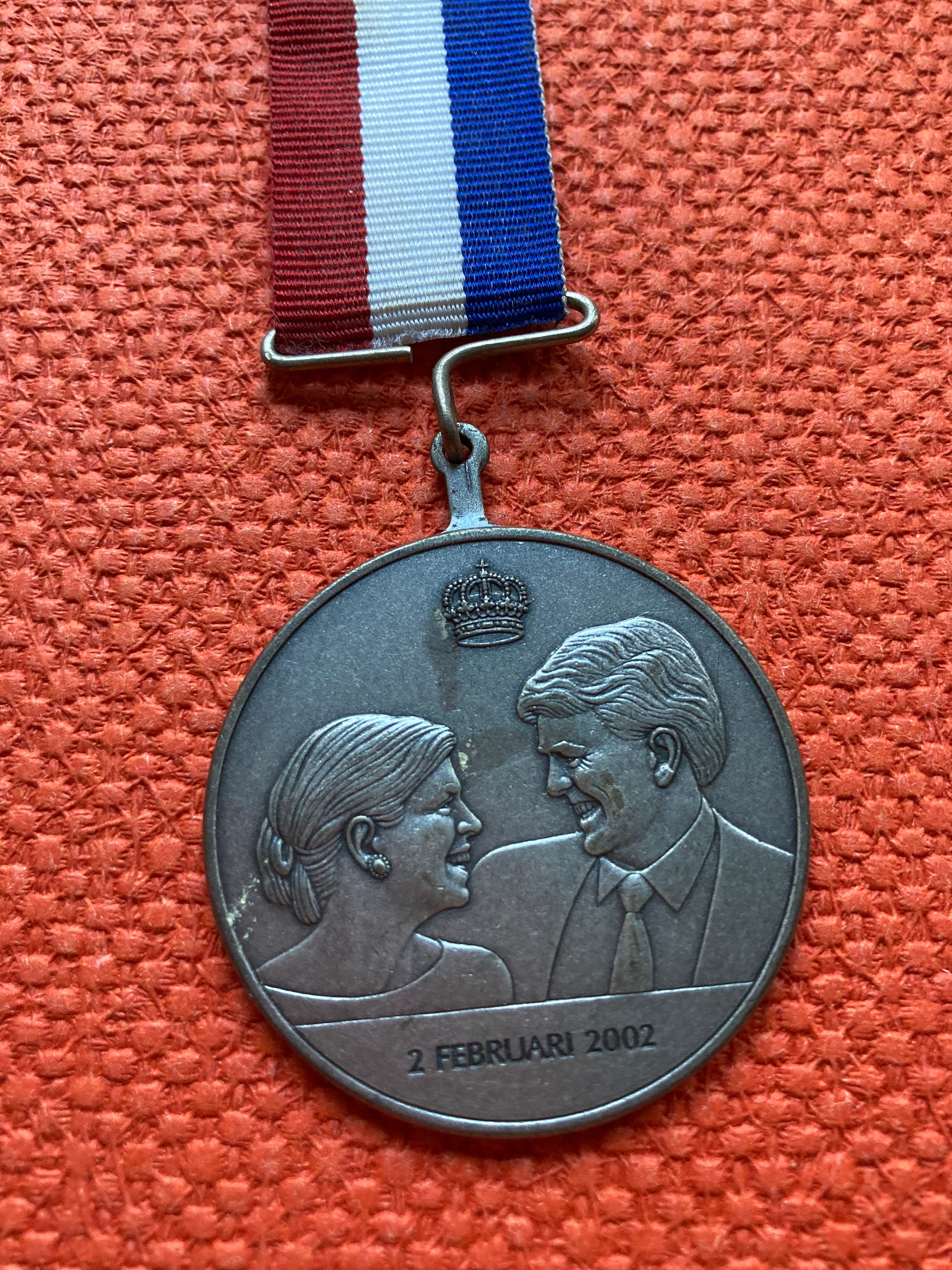 Dutch Medals Willem-alexander and Maxima Marriage and Birth of Amalia ...