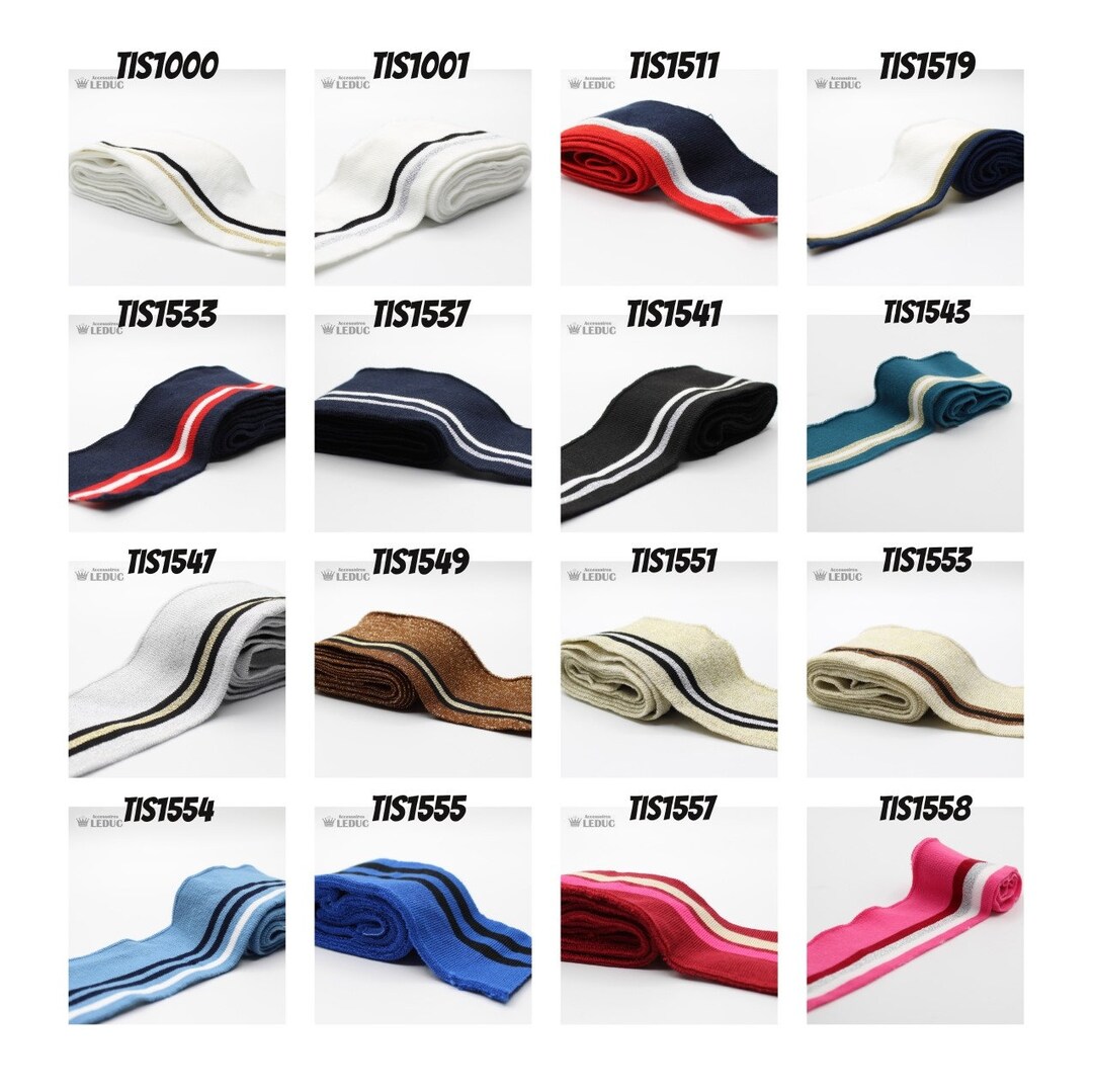 Ribbing (cuff) 2 of 10 Pieces - 6x110cm - Etsy