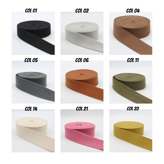 5 Meters Thick Cotton Strap 30mm 40mm - Etsy