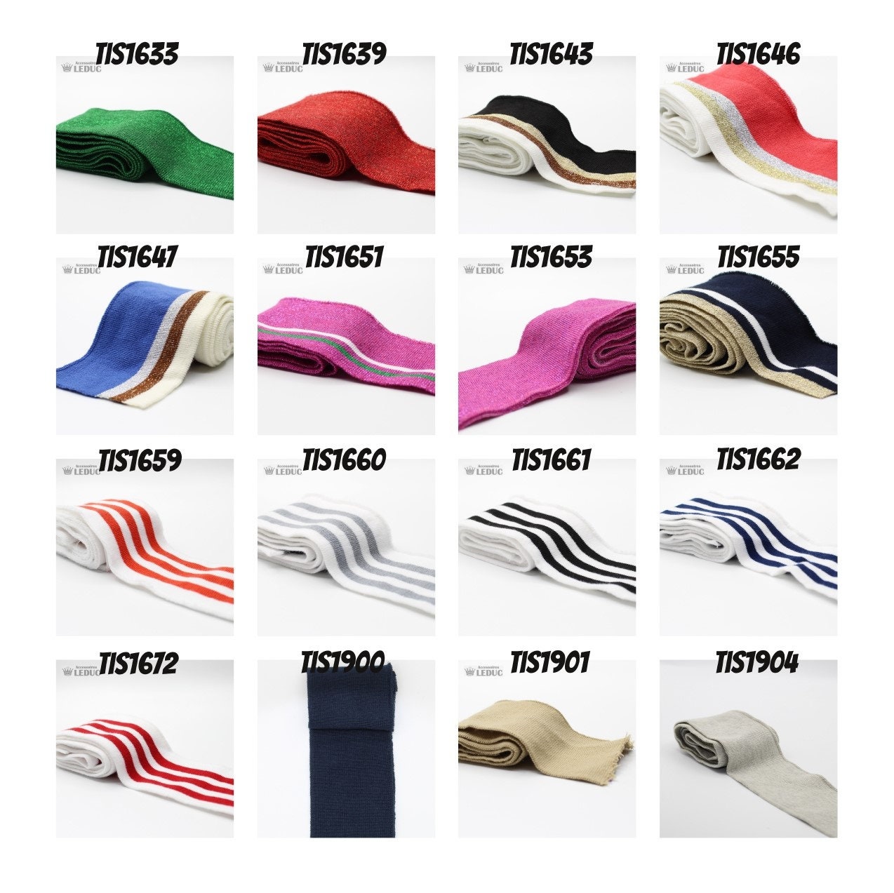 Ribbing cuff 2 of 10 Pieces 6x110cm | Etsy