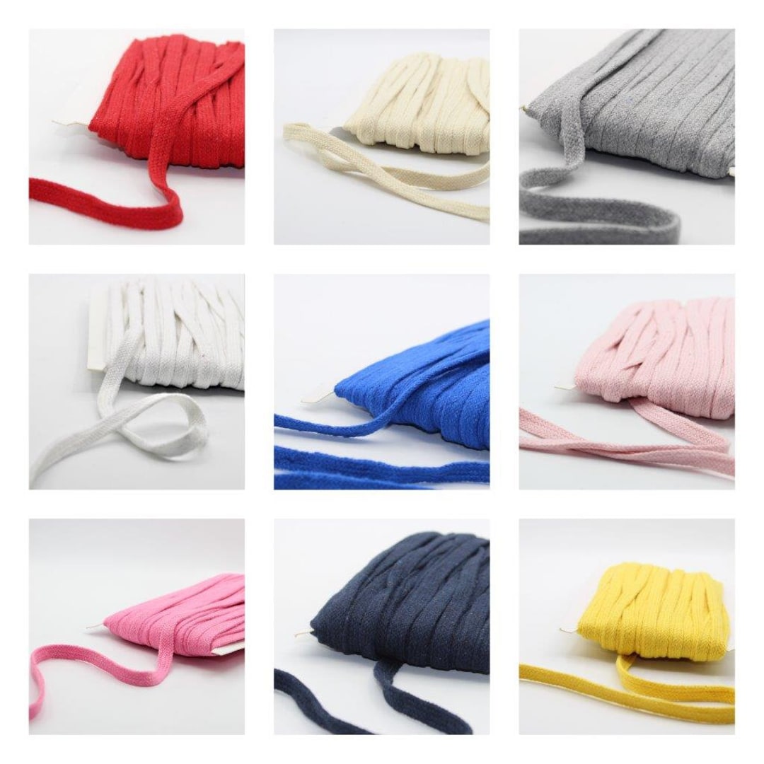Cotton Flat Cord 10mm 20m - Etsy