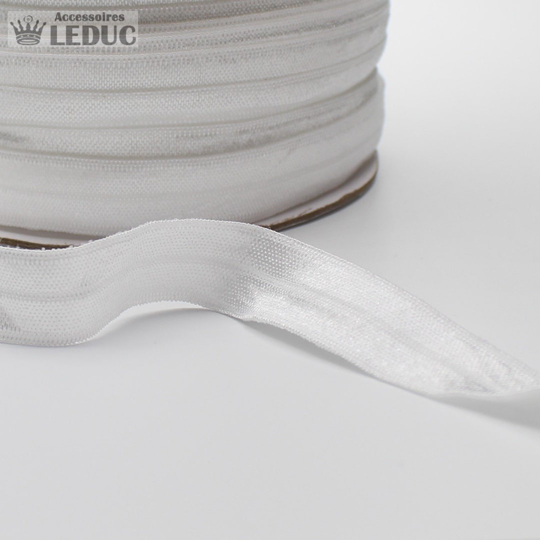100 Meters Pre-folded Satin Elastic 15mm Ideal for Straps, Finishes ...