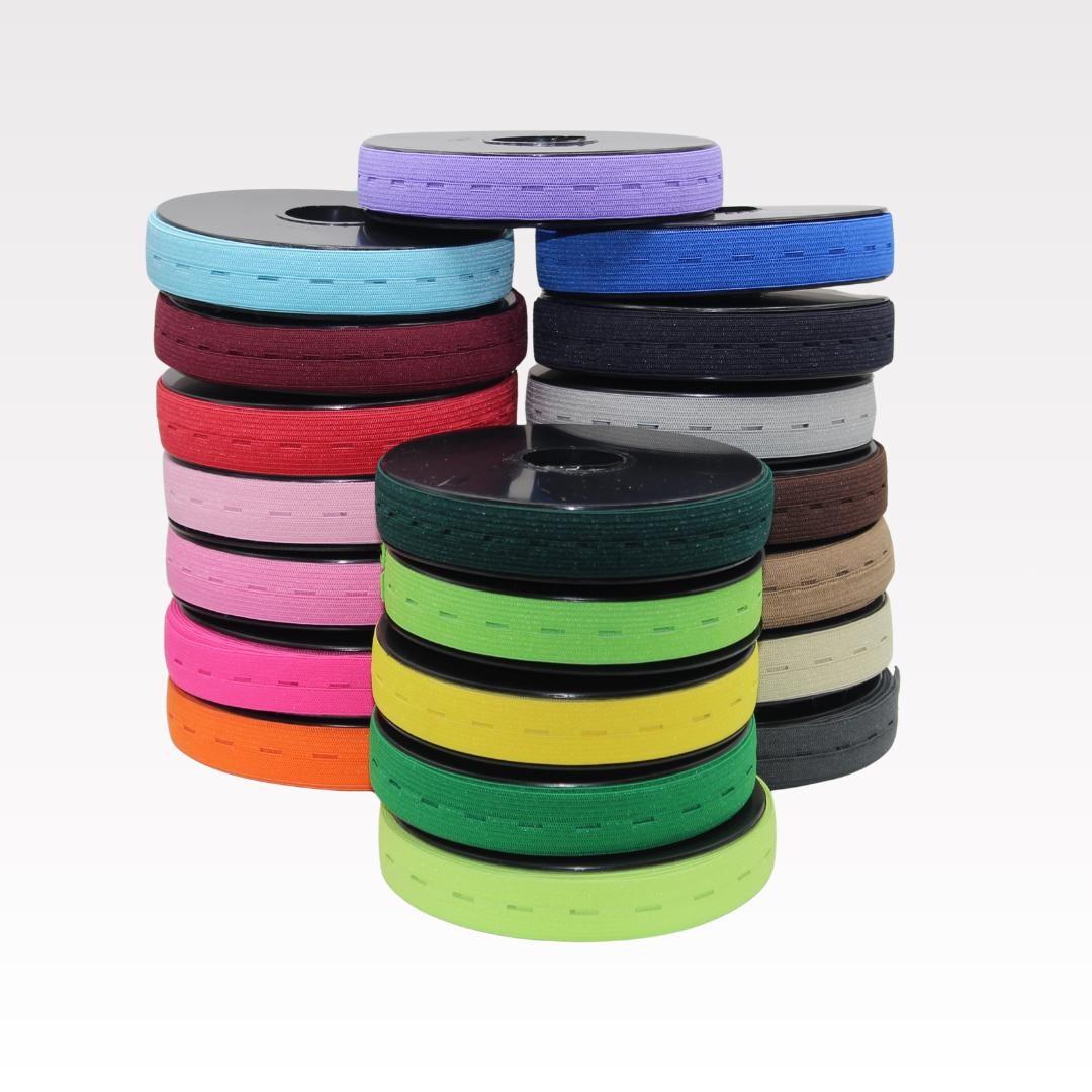 Colorful Buttonhole Elastic 10 Meters 20 Mm #ELA3611 - Etsy