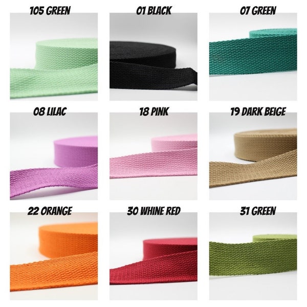 Cotton Webbing Strap - Etsy