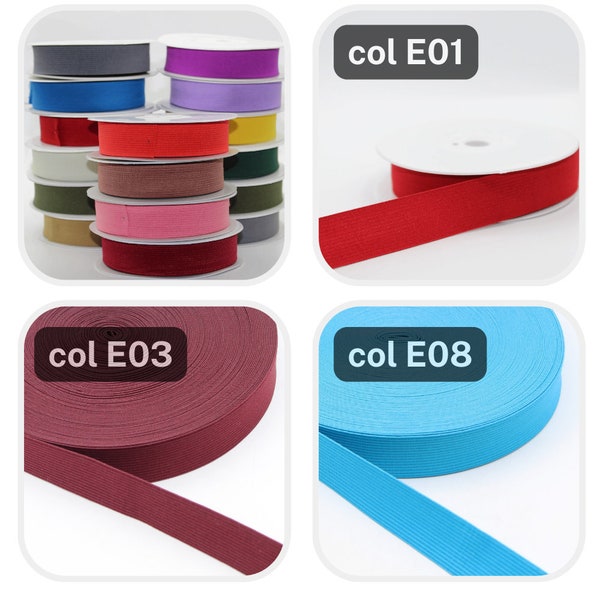 Colored Elastic 1 Inch - Etsy