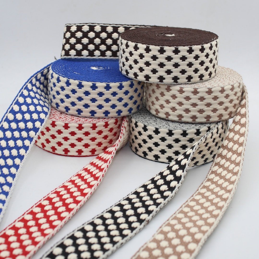 5 Meters 38mm Polka Dot Pattern Webbing - Etsy